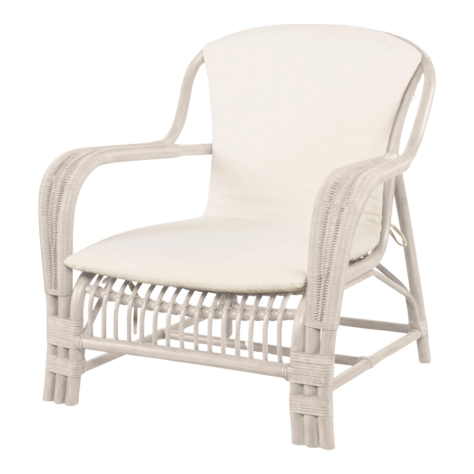 Century Furniture Simone Lounge Chair, Peninsula and Flax | Chairish