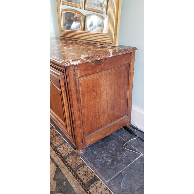 Traditional Marble Top Buffet | Chairish