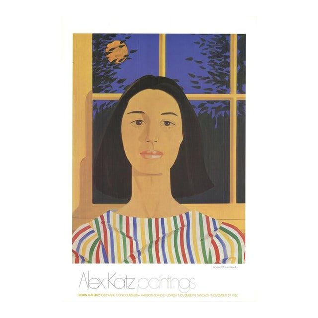 Alex Katz East Interior Portrait, 1980 | Chairish