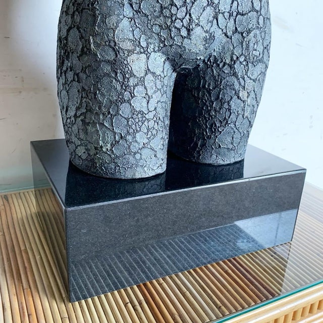 Vintage Ceramic Female Torso Sculpture | Chairish