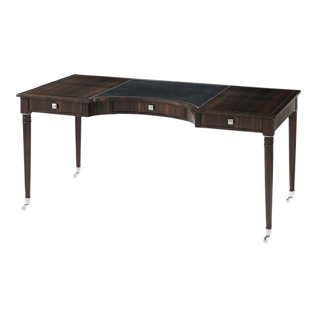 Modern Leather Top Desk Chairish