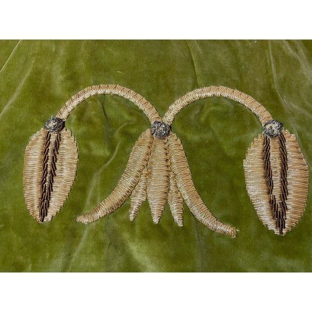 Rare Antique Hand Embroidered Judaica Jewish Memorial Torah Mantel ...