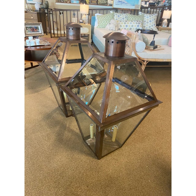 Bevolo's "French Quarter" Outdoor Wall Mount Lantern - Set of Two ...