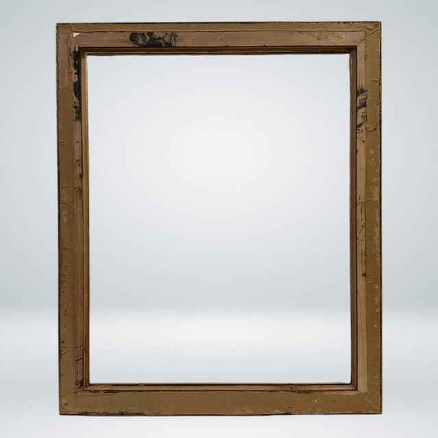 Contemporary Gold, Blue and Black Picture Frame | Chairish