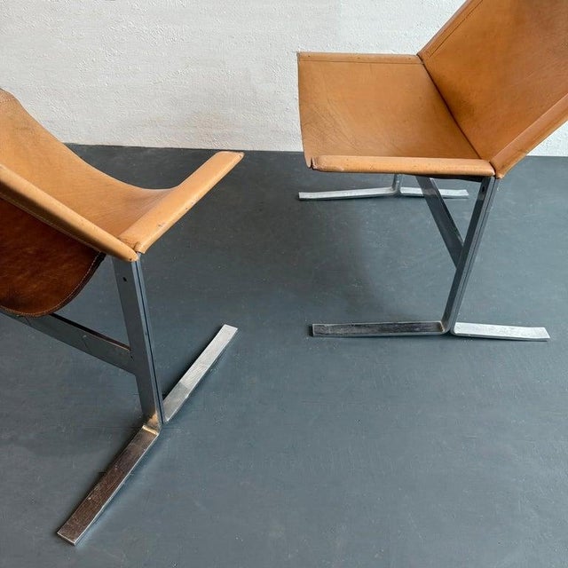 1960s Pair of Mid-Century Modern Sling Chairs by Clement Meadmore ...