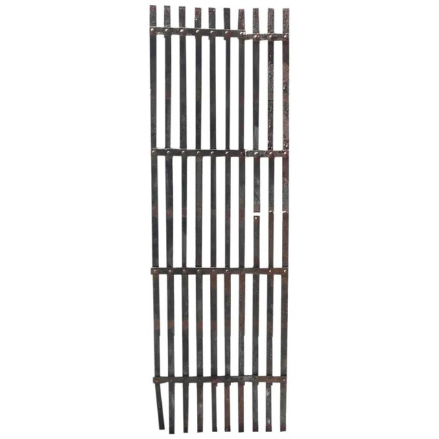 American Wrought Iron Slatted Rectangular Balcony Floor / Fire Escape ...