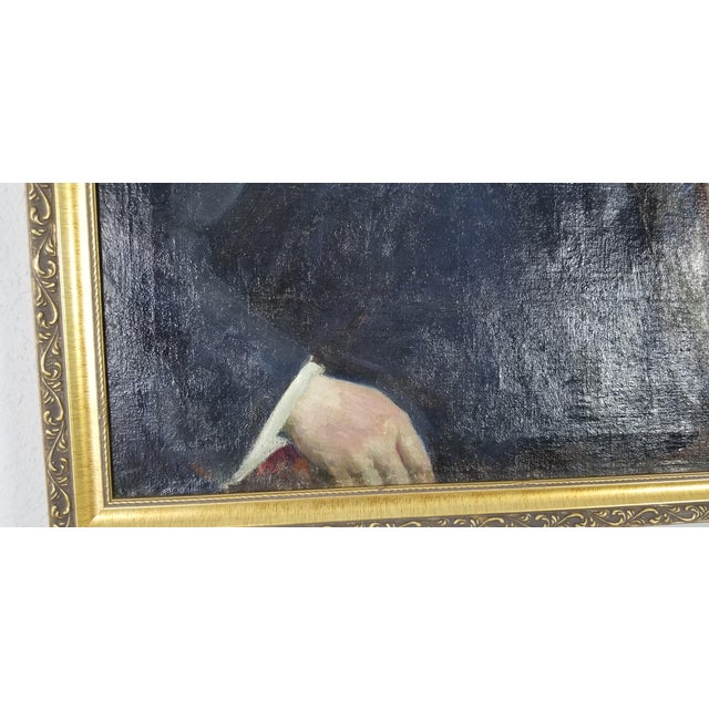 Edwin Murray Mackay ( 1869 - 1926 ) Portrait Oil Painting | Chairish