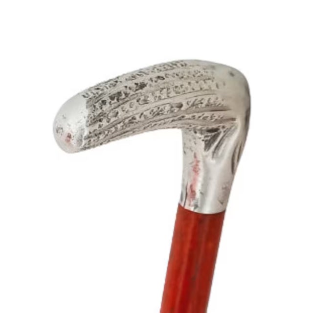 Early 19th Century Sterling Silver Cane Walking Gentleman Cane Handle ...