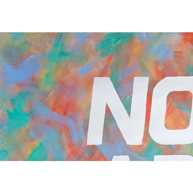 2021 "Not Art" Contemporary Calligraphy Acrylic Painting on Paper ...