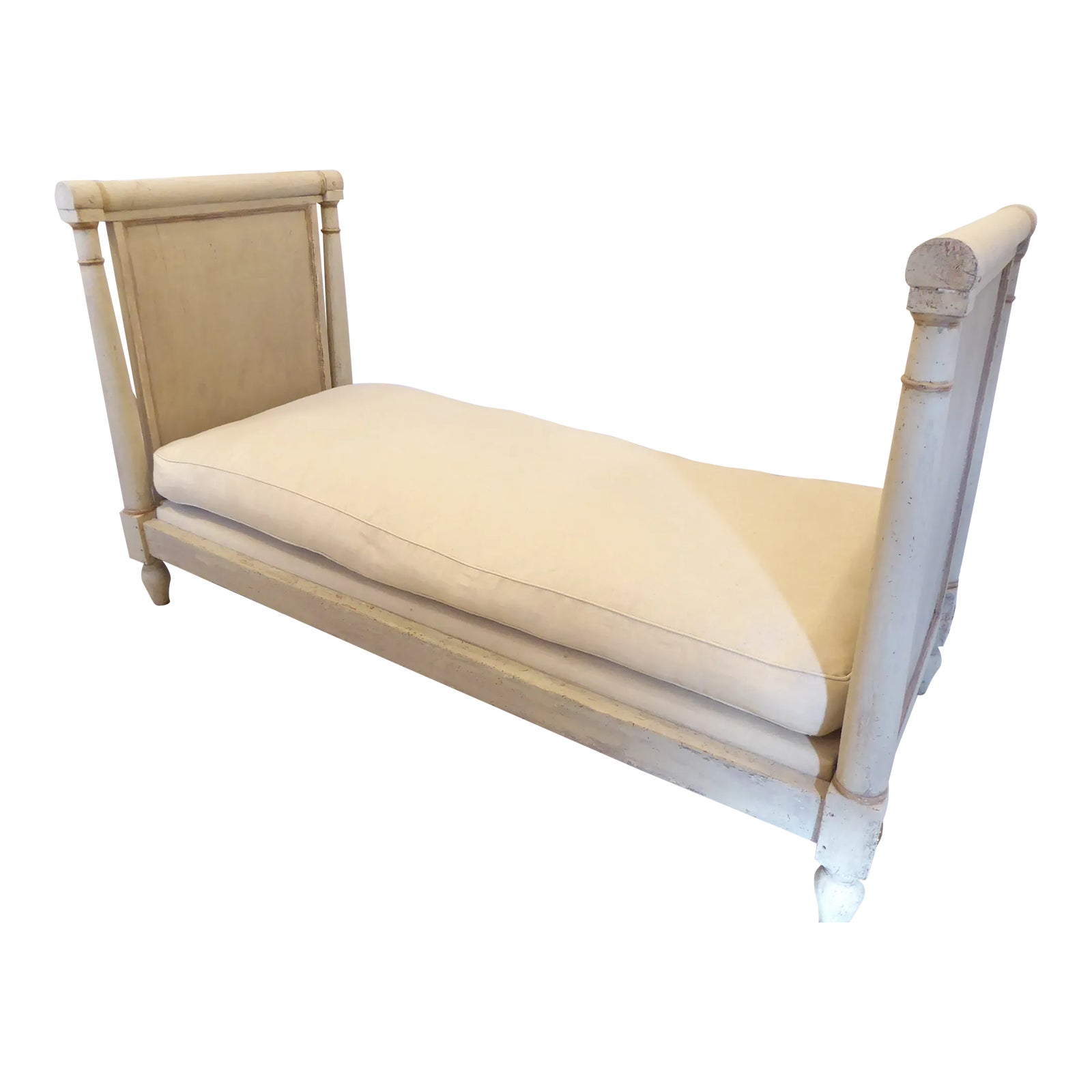 18th Century French Directoire Painted Daybed | Chairish
