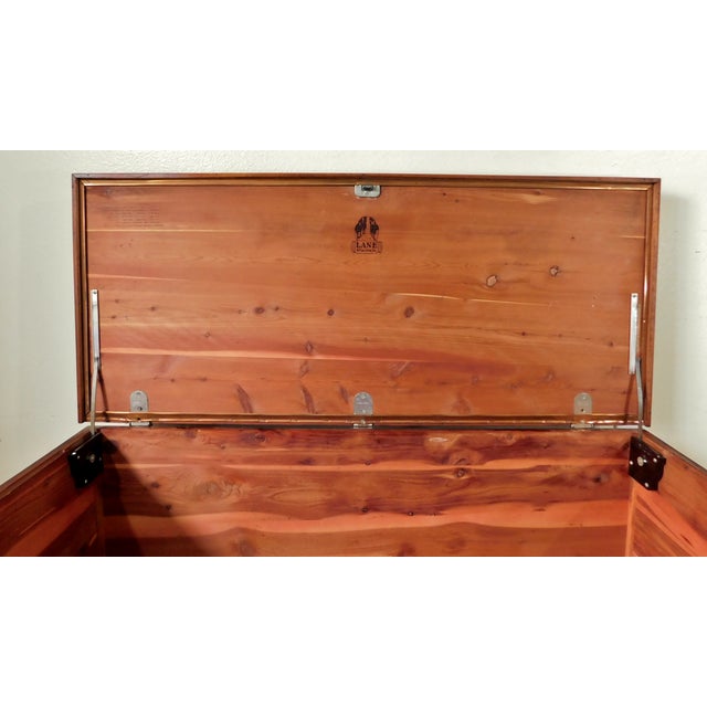 Large Vintage Mid Century Modern Lane Altavista Va. Solid Wood Cedar ...