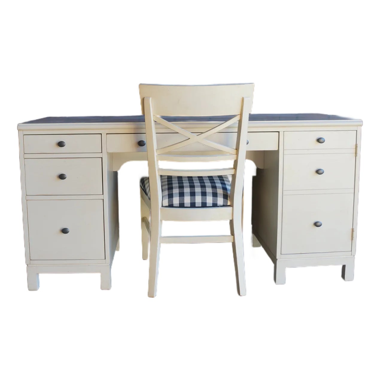 Ethan Allen Tango Desk and Chair | Chairish