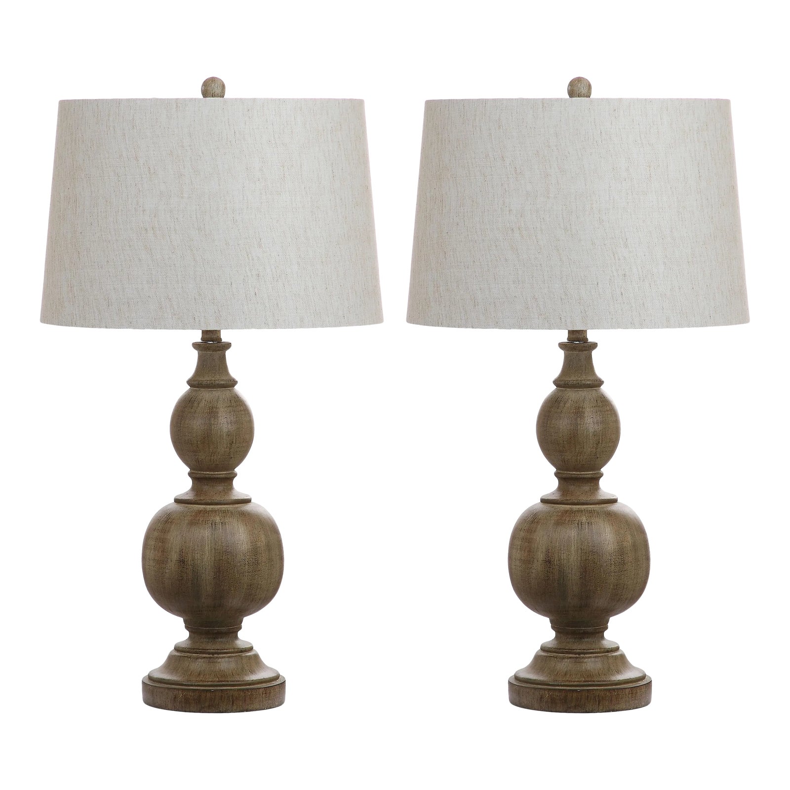 31.5 Inch H Table Lamp in Brown - a Pair | Chairish
