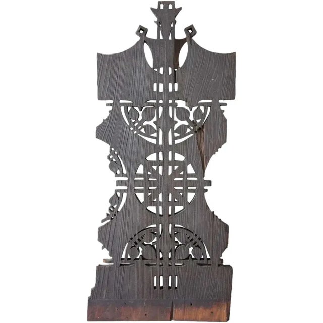 Rare American Louis Sullivan Prairie School Redwood/Cedar Pierced Panel ...