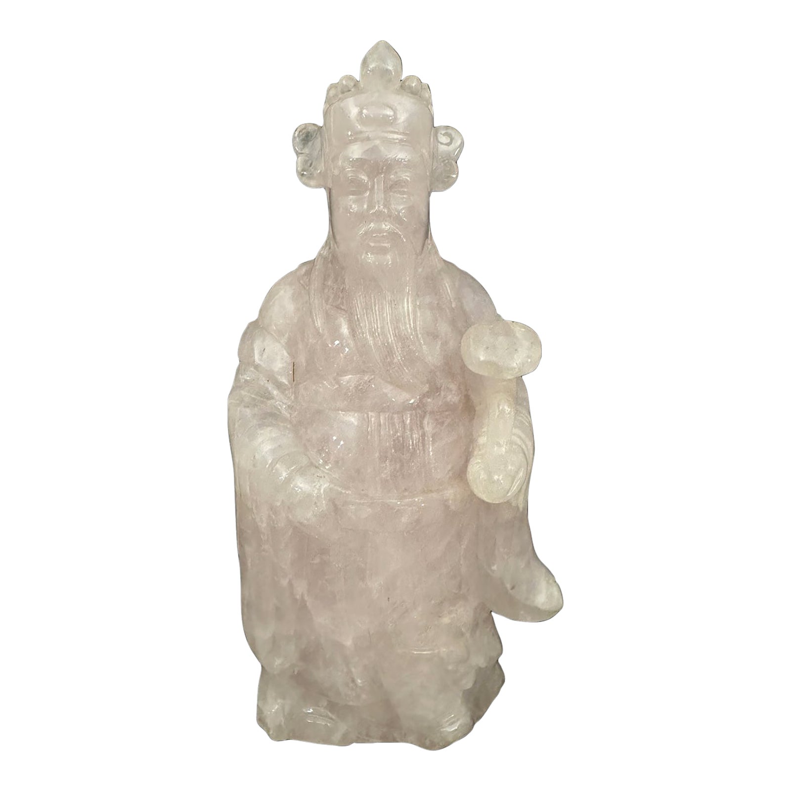 1980s Crystal Quartz High Priest | Chairish