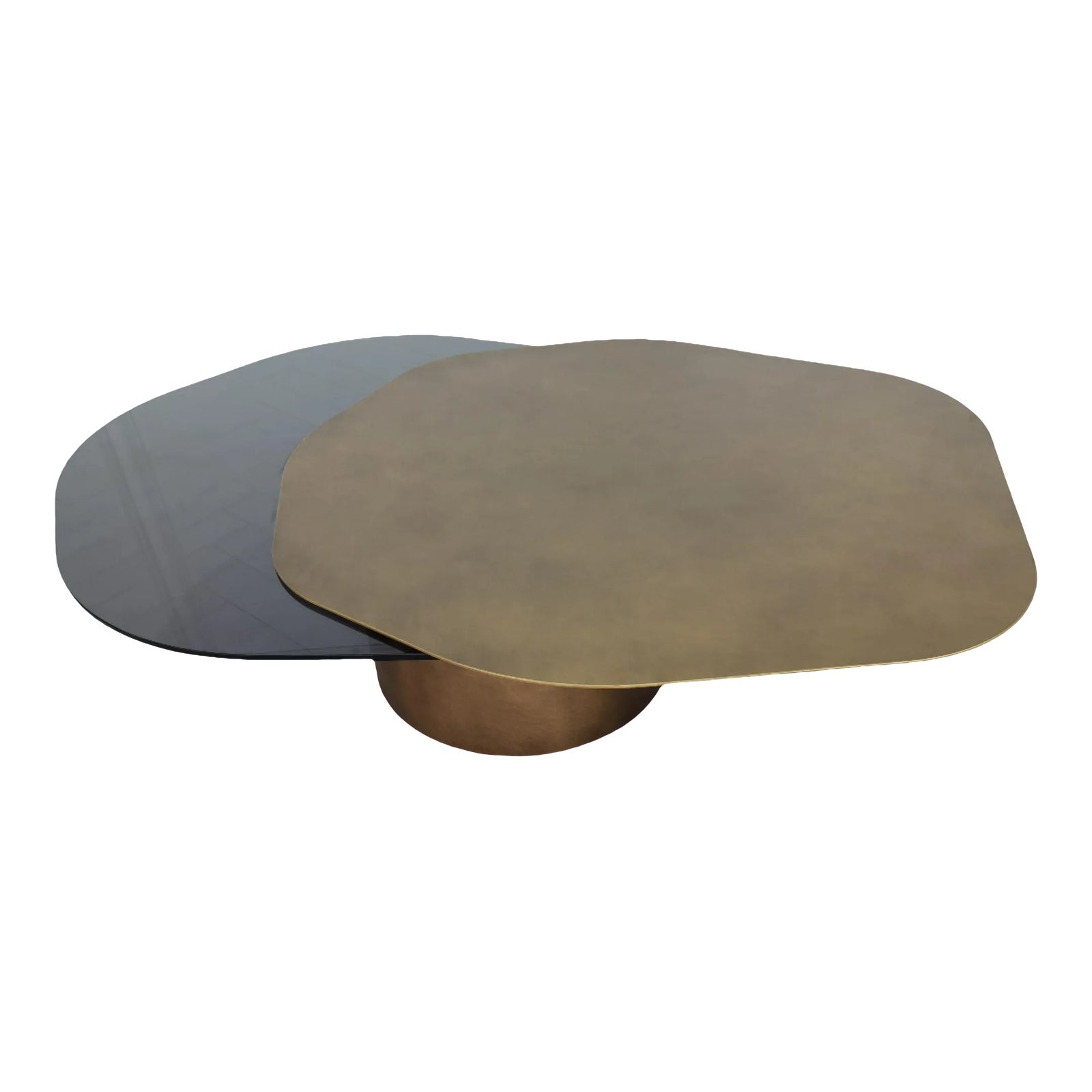 Modern Irregular Shape Kaylee Coffee Table | Chairish