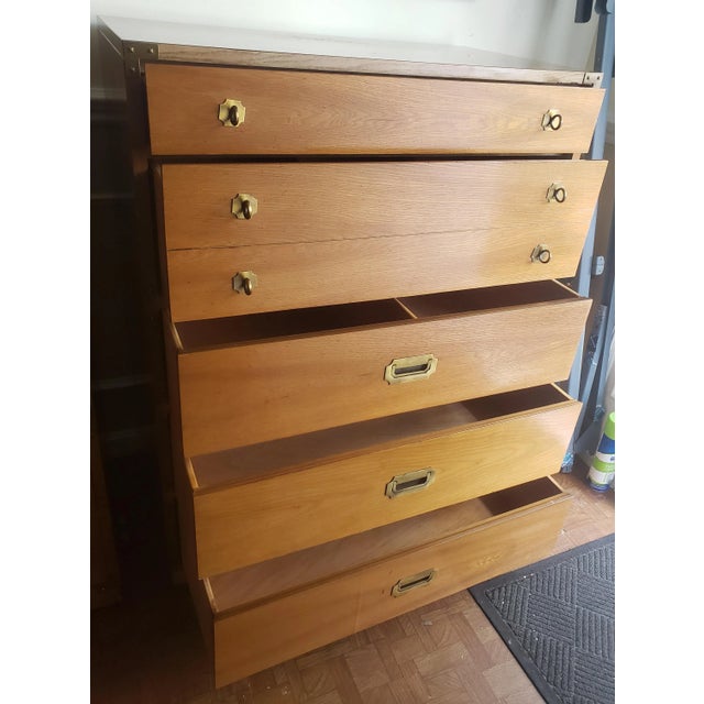1966 Drexel Campaign Chest of Drawers - a Pair | Chairish