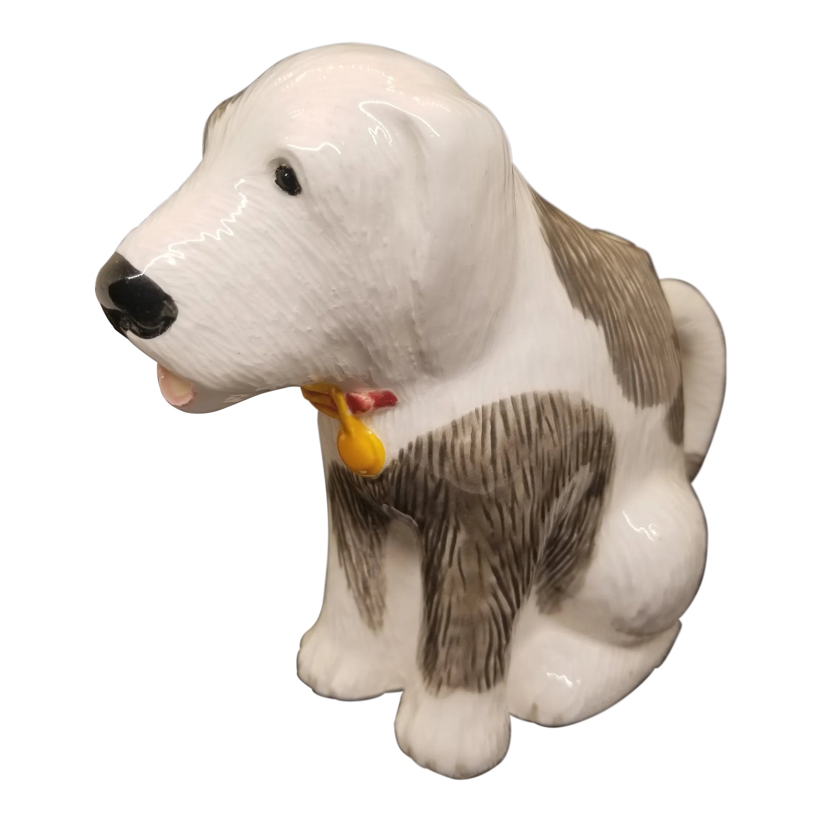 Vintage Ceramic Dog Creamer/Planter Old English Sheepdog by Gregg Moll ...