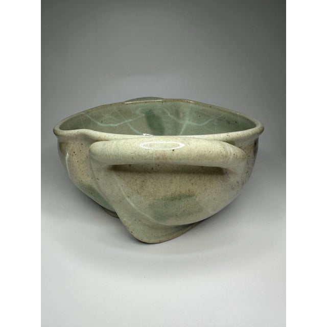 Late 20th Century Abstract Studio Art Pottery Decorative Bowl in ...