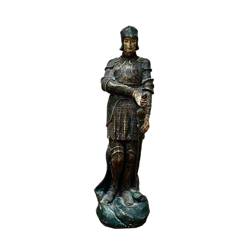 Compton Pottery Figure of Saint George | Chairish
