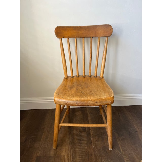 Antique Late 19th Century Rustic Pine Chair | Chairish