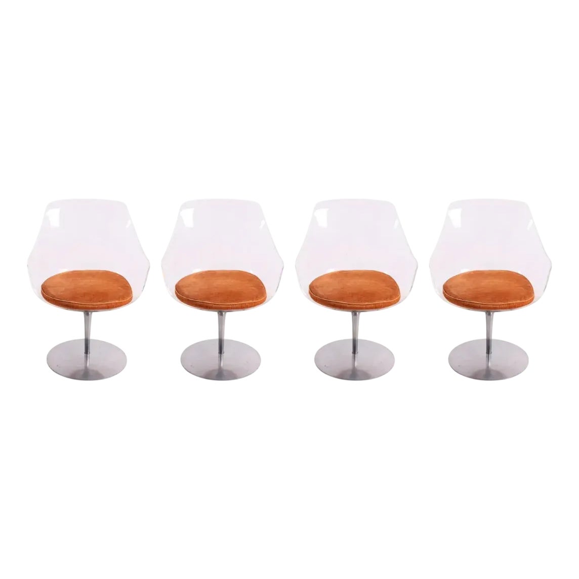 Champagne Chairs by Erwin & Estelle Laverne for Formes Nouvelles, Italy ...