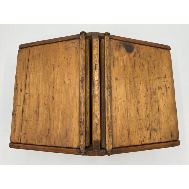 Hand-Carved Lidded Wood Storage Box | Chairish