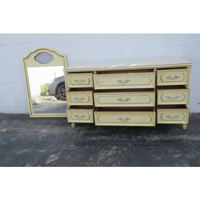 Henry Link French Shabby Chic Painted Dresser Bathroom Vanity With ...