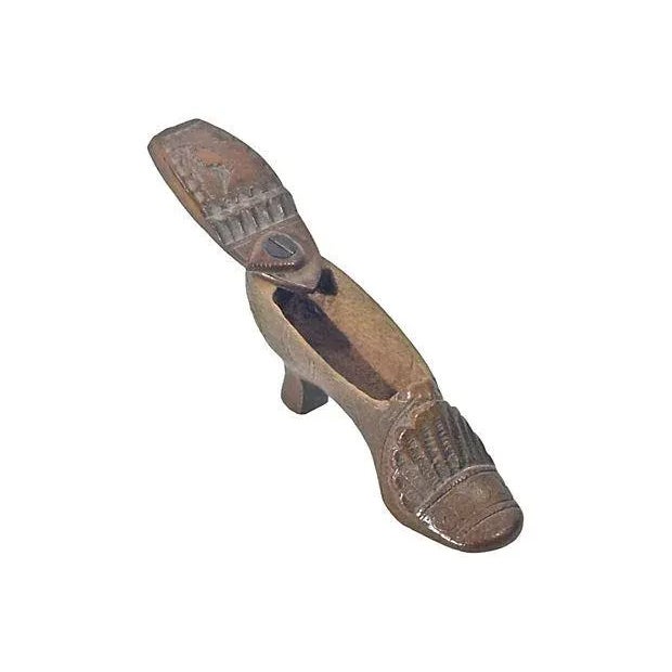 Antique French Carved Wooden Shoe Box | Chairish