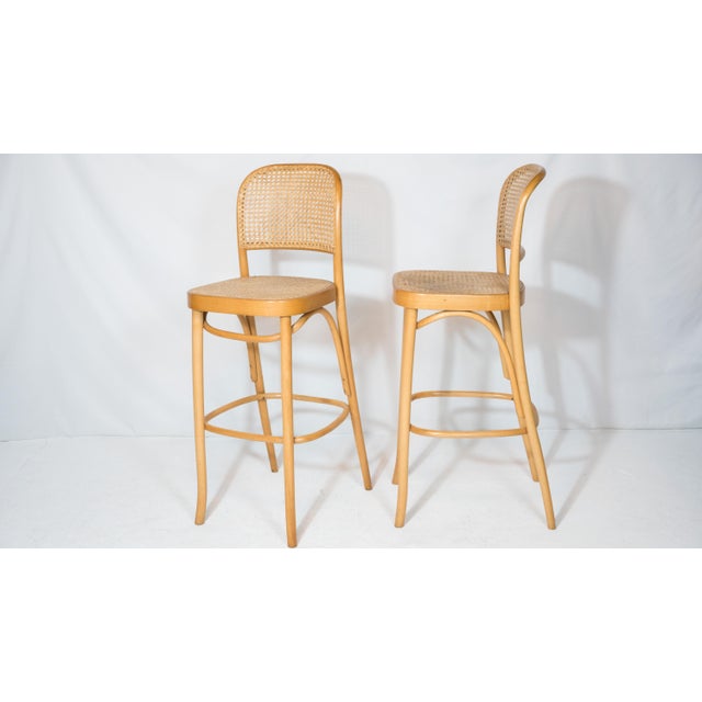 Vintage Hoffmann Bentwood Thonet '811' Bar Stools by Fmg | Chairish