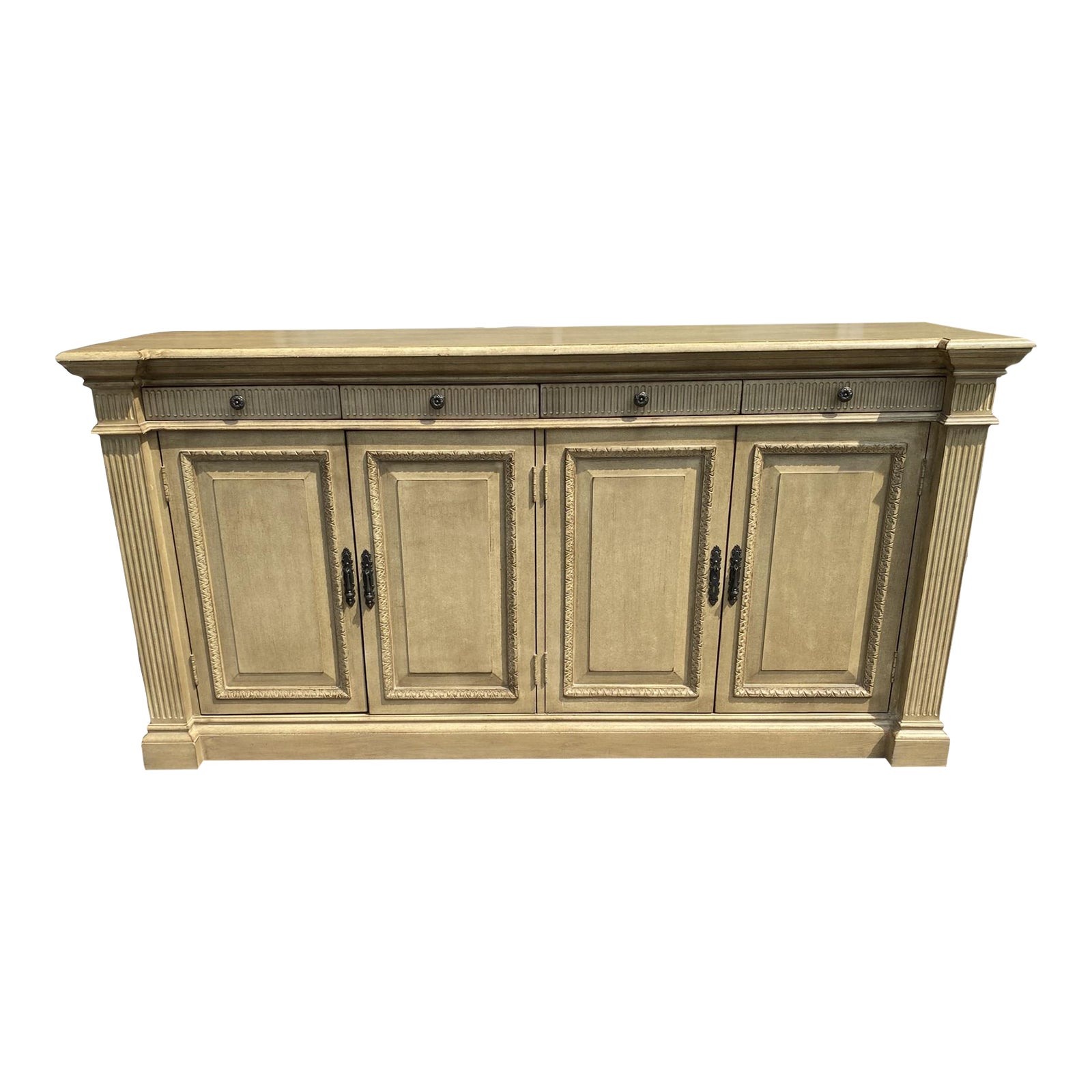 Large Four Door Buffet | Chairish