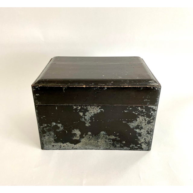Antique Japanese Lacquered Divided Box | Chairish
