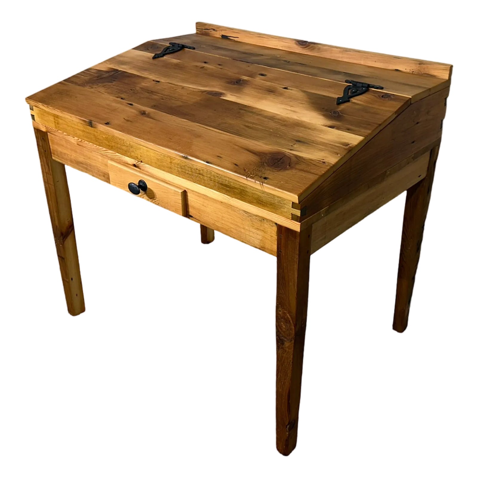 The Franklin - Handcrafted Early American Slant-Top Writing Desk in ...