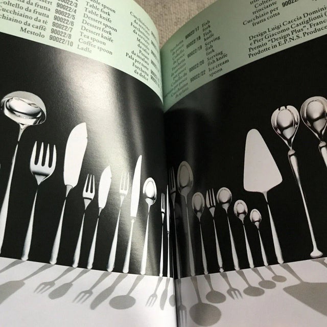 1990s Officina Alessi Kitchenware Crockery Cutlery Promo Book Catalog ...