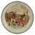 Antique French Hb Faience Decorative Plate Commemorating the Madagascar ...