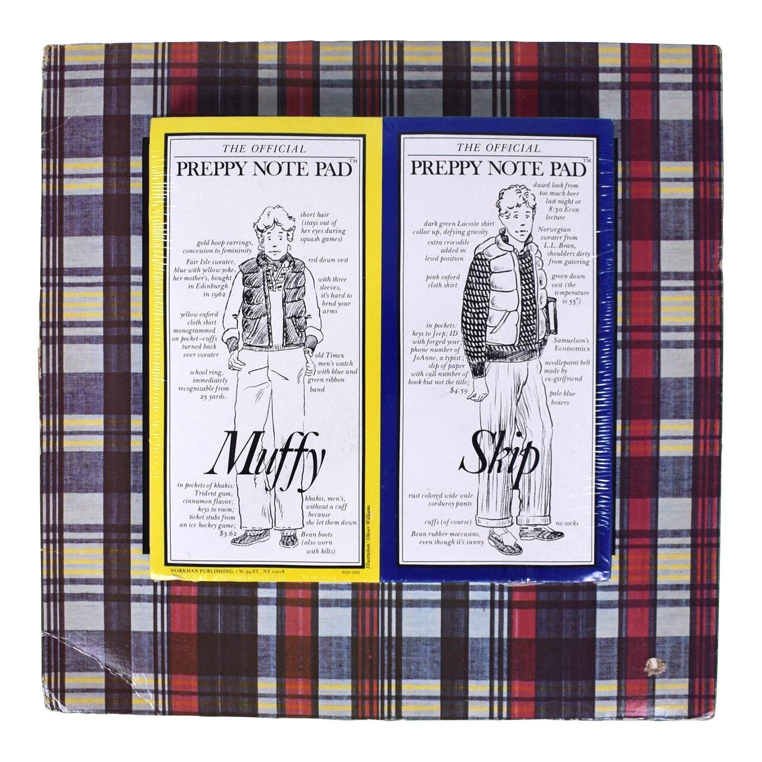 The Official Preppy C1981 Note Pad W/ Muffy & Skip (Sealed/ New) | Chairish