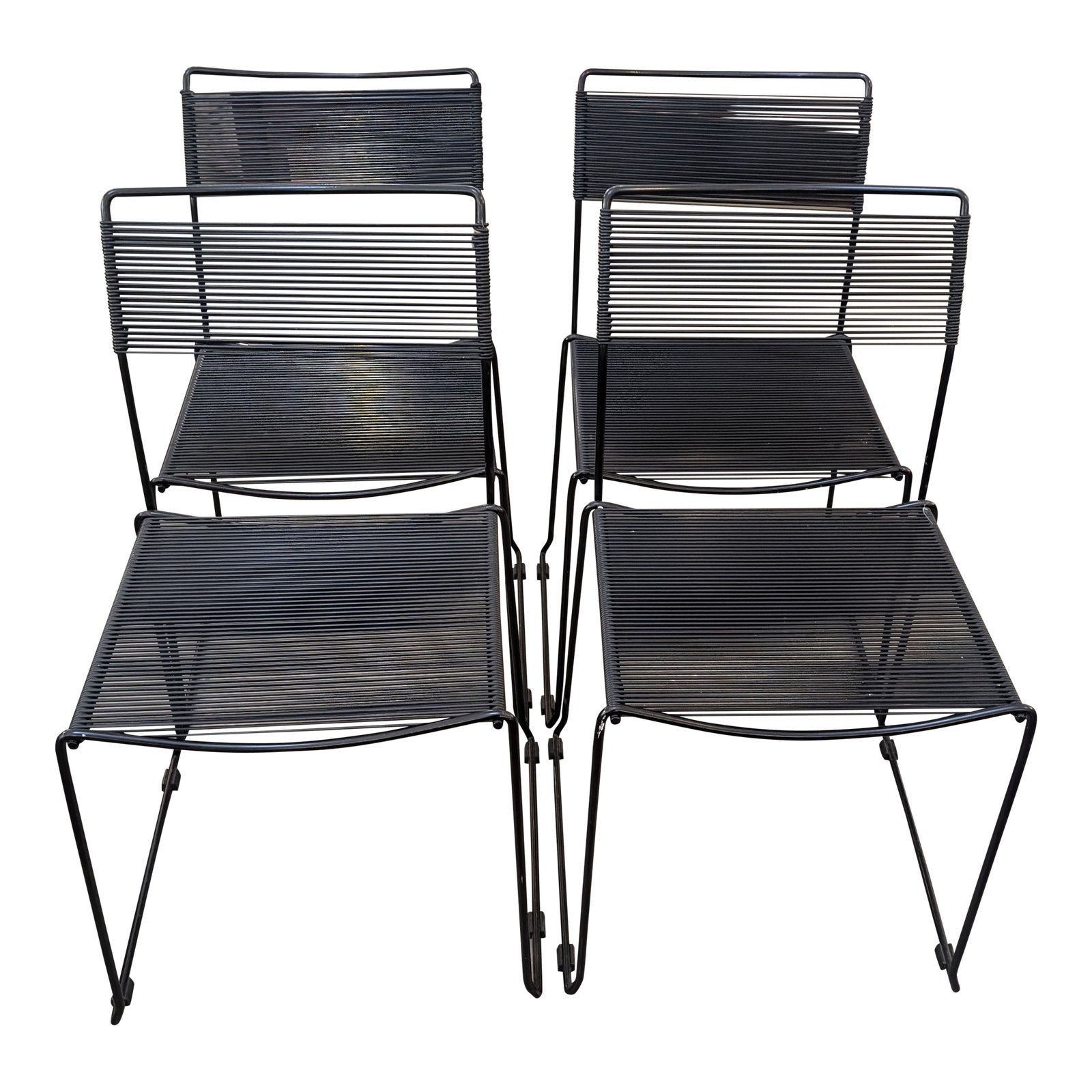 Set of 4 1980s “Spaghetti Chairs” for Alias | Chairish
