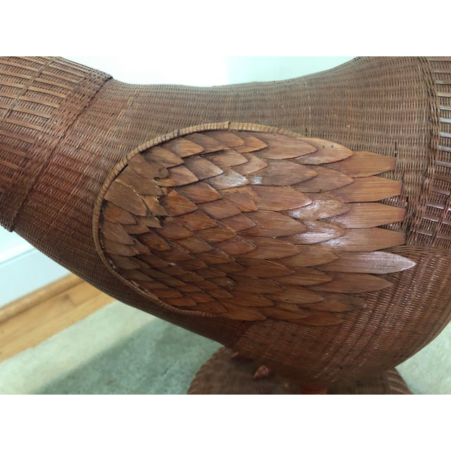 Chinese Wicker Chicken Container, Mid-Century. | Chairish