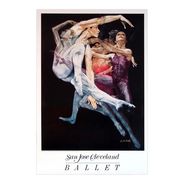 Vintage San Jose Cleveland Ballet Poster | Chairish