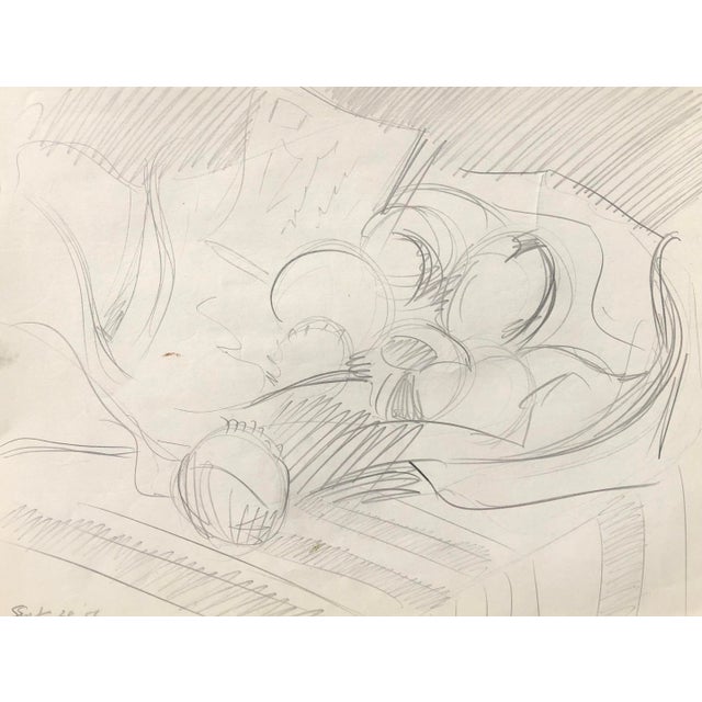 1956 Charles Merrill Mount Still Life Drawing | Chairish