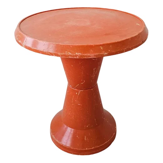 Space Age Orange Patio Table Model Diablo by Kovinoplastika, Former ...