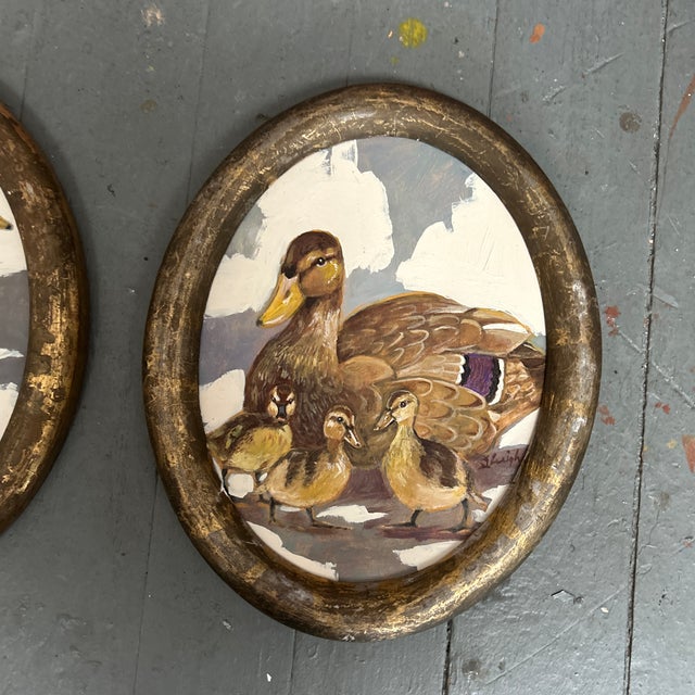 Contemporary Two Original Stephen Heigh Paintings in 19th Century ...