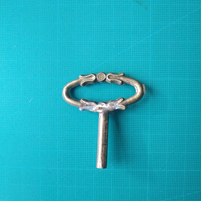 1965 Vintage Round Wall Clock by Franz Hermle & Sons | Chairish