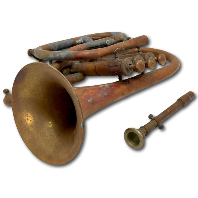 Authentic Late 19th Century Antique Brass "Shepherds Crook" Cornet ...