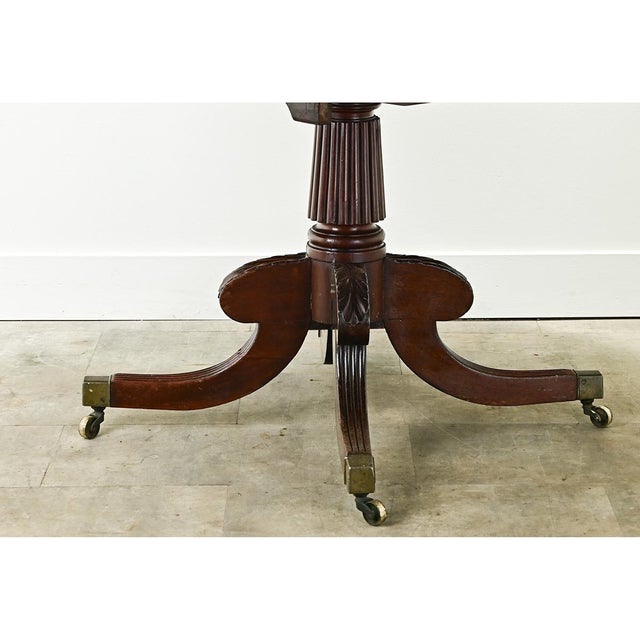 Dutch Round Pedestal Base Dining Table | Chairish