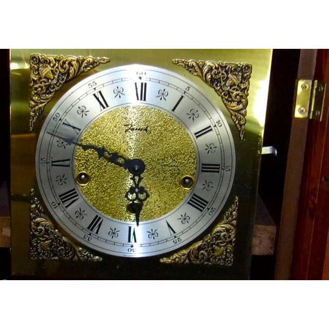 Vintage Jauch West Germany Ornate Westminster Chime Clock | Chairish