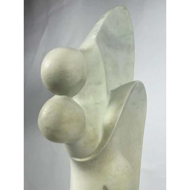 1980s "Angel Kiss" Life Size Granite Sculpture | Chairish