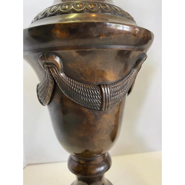 Antique Bronze Vases a Pair | Chairish