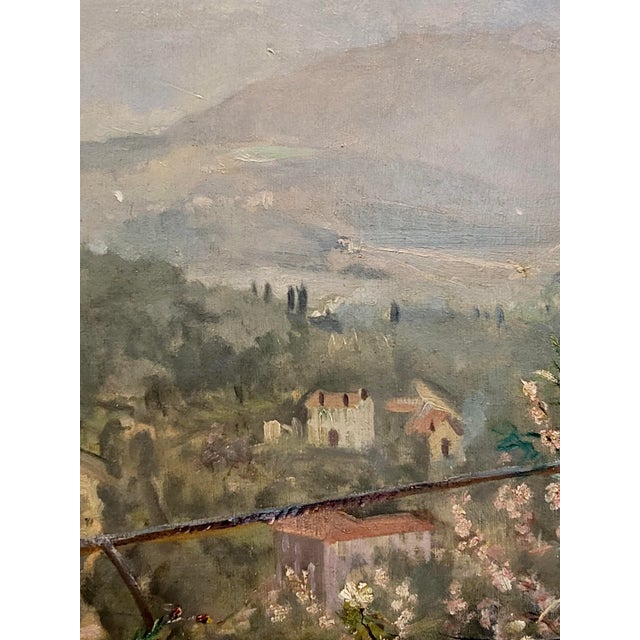 Alfred Robert Hayward -Woman in White With Parasol Looking at the ...