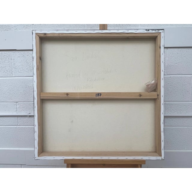 Angela Wakefield Modern Impressionist Painting of Soho London at Night by Urban Landscape Artist ...